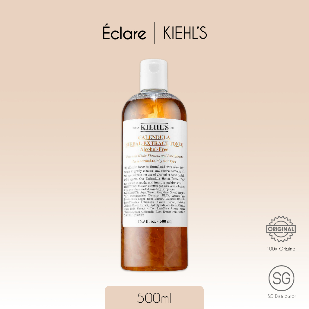 Kiehl's | Calendula Herbal Extract Toner 500ml | Shopee Singapore