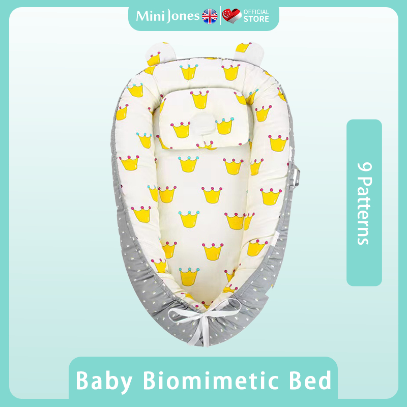 Minijones Newborn Baby Bionic Sleeper Crib Baby Anti-Frightening ...