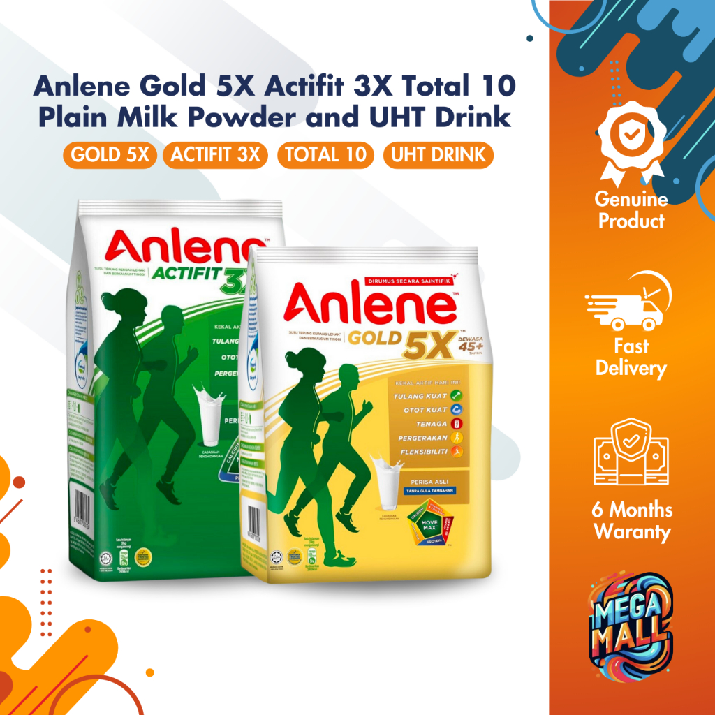 Anlene Gold 5X Actifit 3X – Essential Nutritious Milk Powder | Shopee ...