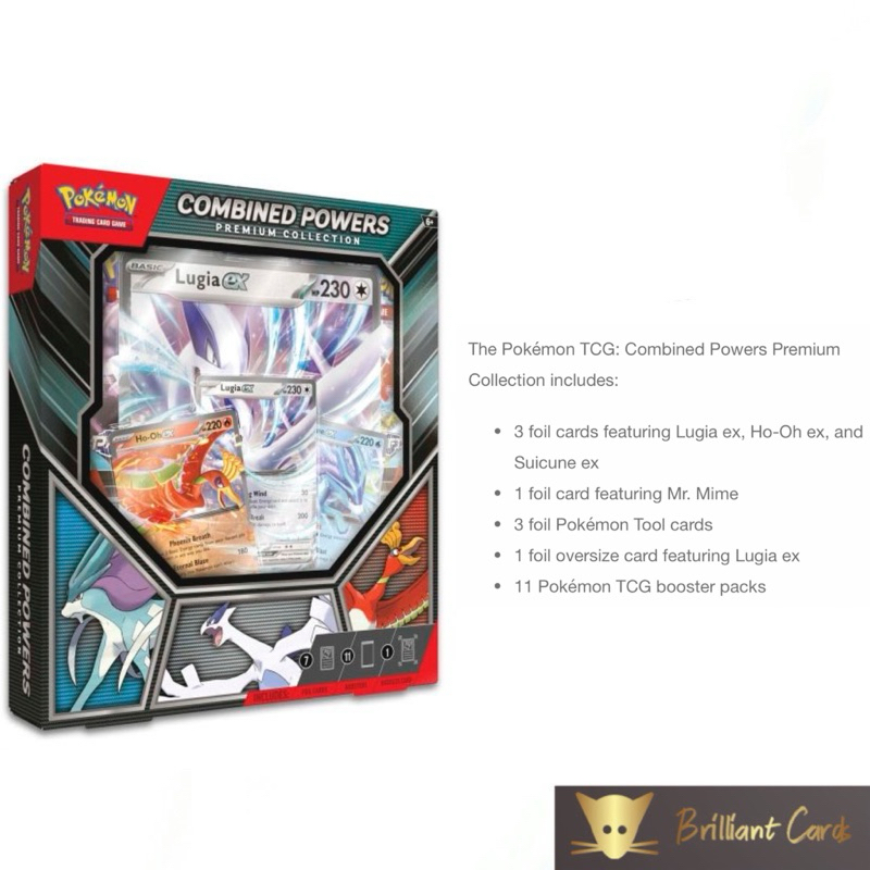 Pokemon Lugia Combined Powers Premium Collection Box | Shopee Singapore