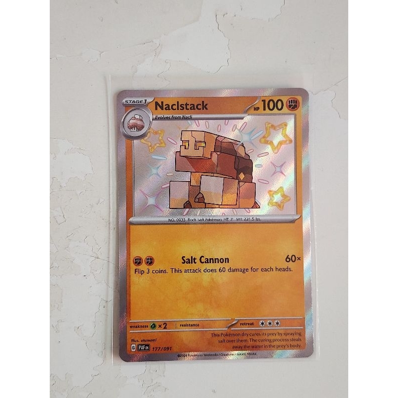 Pokemon shiny naclstack paldean fates card | Shopee Singapore