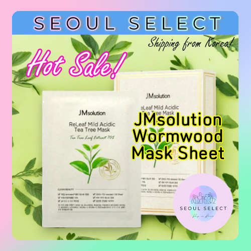 [HOT SALE] JM Solution ReLeaf Mild Acidic Wormwood Mask Sheet Skin ...