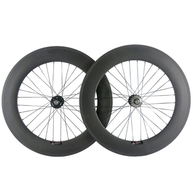FIXIE Carbon 88mm Wheelset | Fixed Gear Track Bicycle Novatec Carbon ...