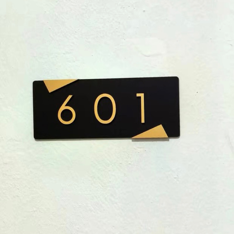 Customised Unit Sign door sign/unit number signage Customised Door Unit ...