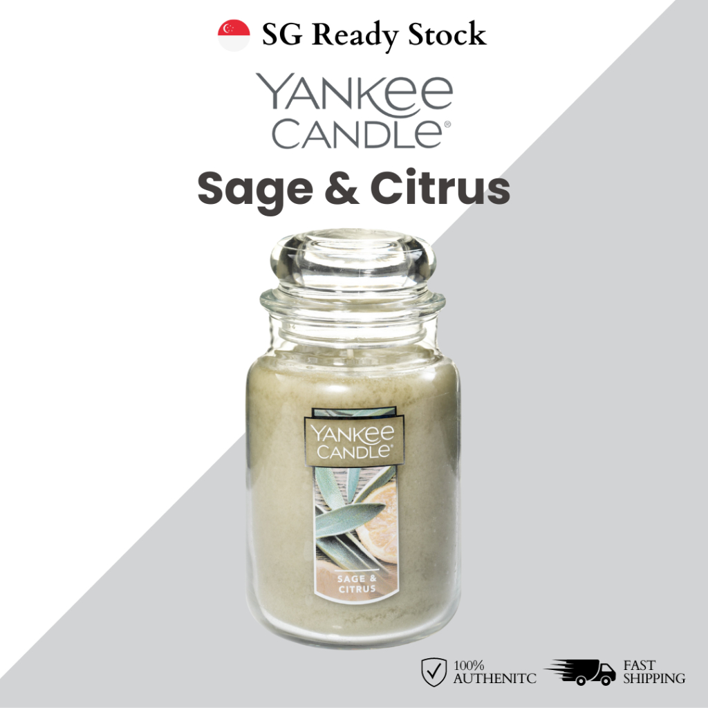 [SG Stock] Yankee Candle Sage & Citrus 623g | Shopee Singapore