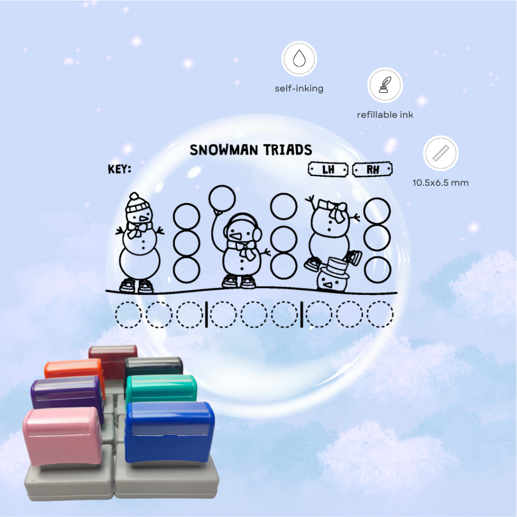 Snowman Triads Stamp(s) | Music | 65x95mm | Rectangle | Shopee Singapore