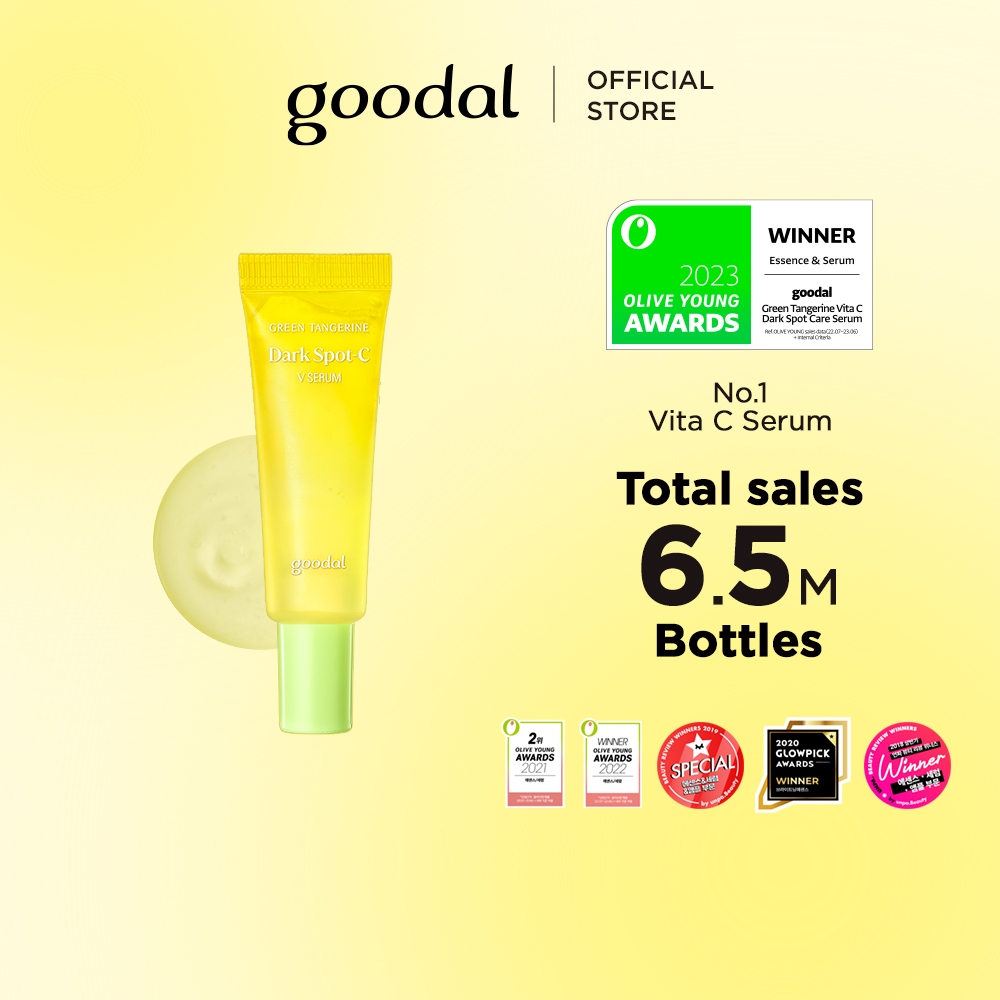 [Goodal] Green Tangerine Vita C Dark Spot Care Serum 10ml | Shopee ...