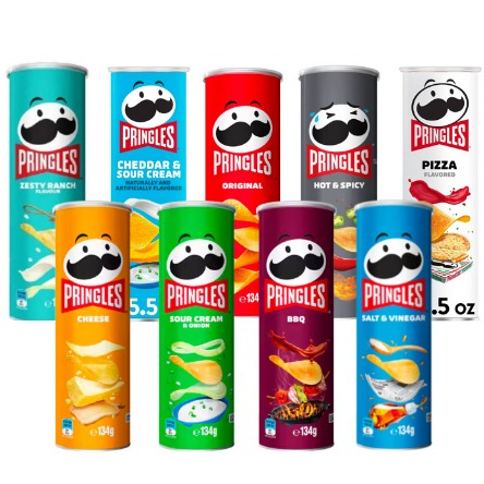Pringles Potato Crisps - Assorted 12 x 134g (CTN) | Shopee Singapore