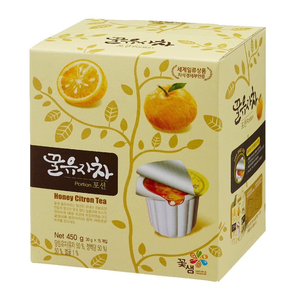 [Kotsam] Honey Citron Tea 30x15ea/ [꽃샘] 참조은 꿀 유자차 30gx15개 | Shopee ...