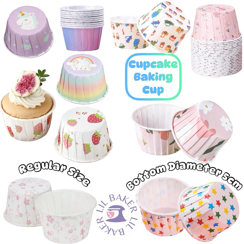 [LIL BAKER] CUPCAKE LINER PAPER BAKING CUP MUFFIN CUPCAKES CASE LINER ...