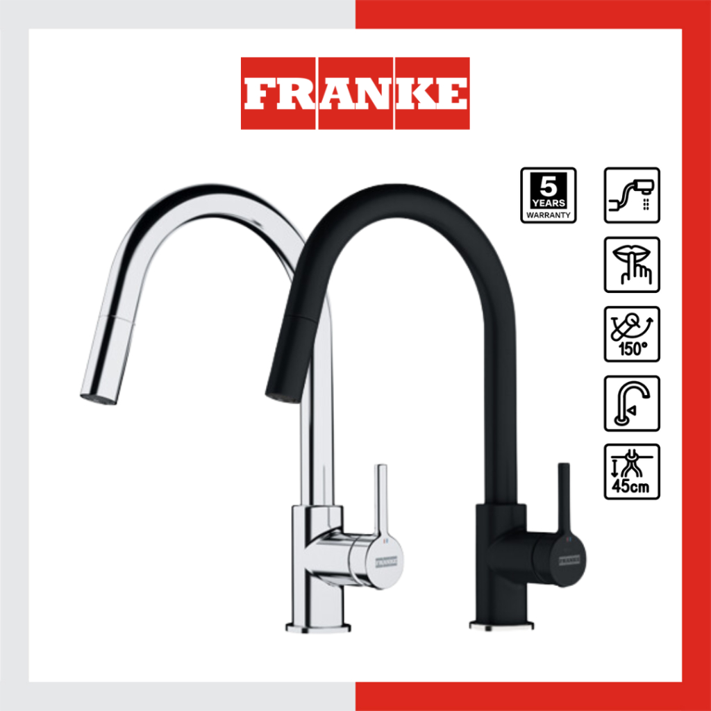 Franke Lina Single Lever Kitchen Mixer with Pull Out Spout - CT933C ...
