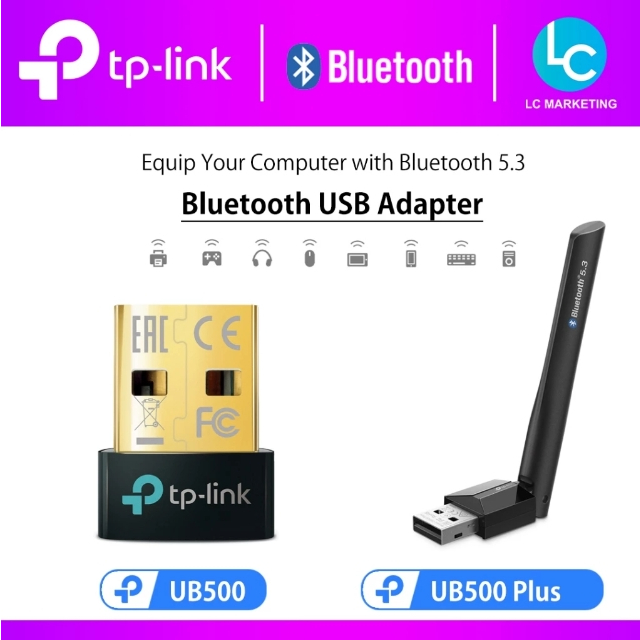 TP-LINK Bluetooth Receiver UB500 │ UB500 Plus Bluetooth 5.3 Nano USB ...