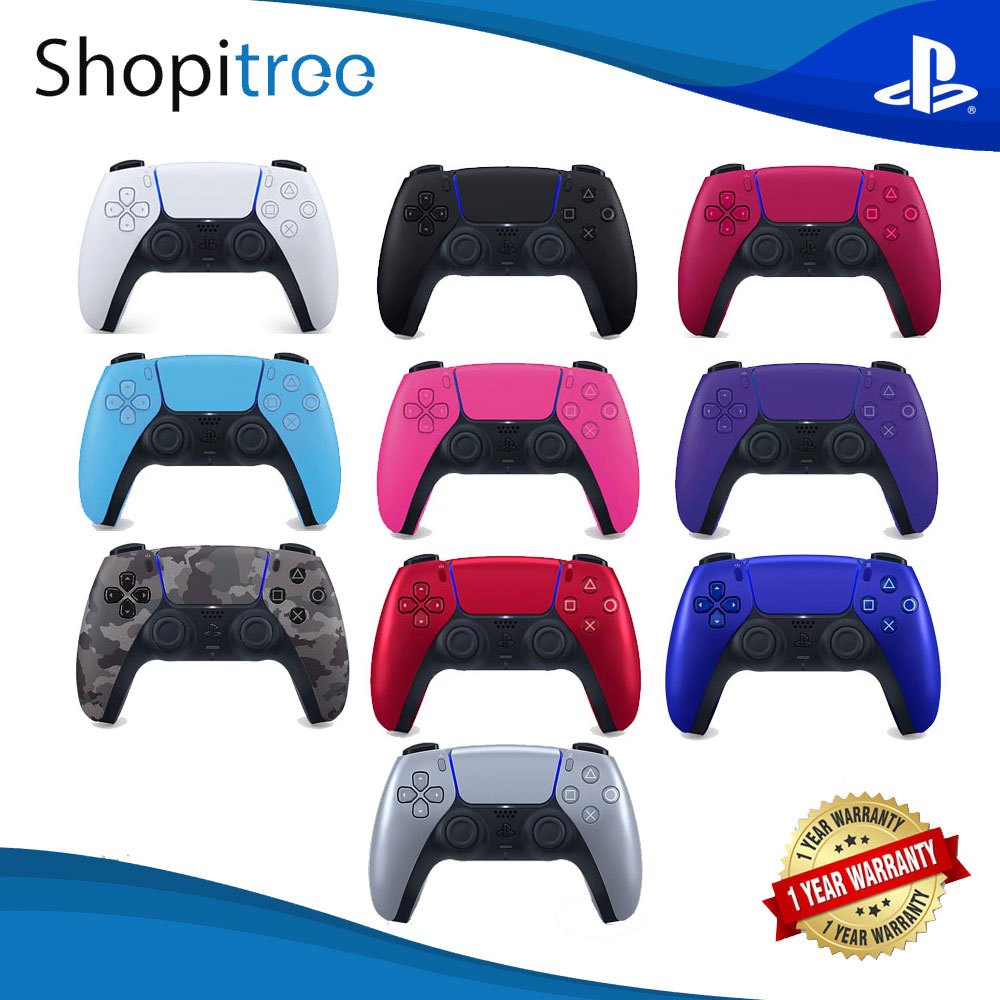 PS5 Official Sony DualSense Wireless Controller + 1 Year Warranty by ...