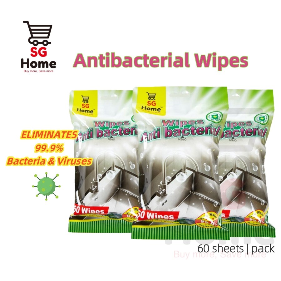 Kitchen wet wipes Antibacterial Wet Wipes Floor wipes Wet tissue 60 ...