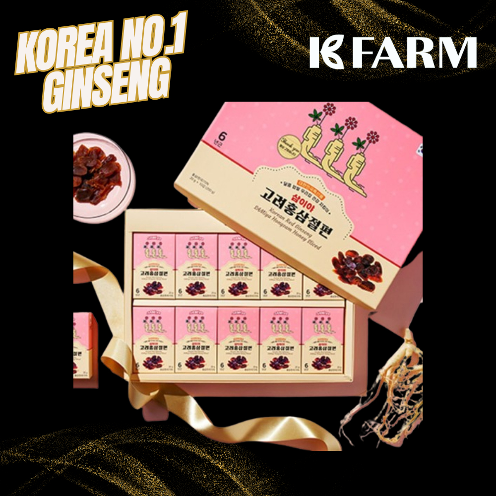 [K-FARM] Korea Red Ginseng Honey Sliced Healthy Snack 200g | Shopee ...