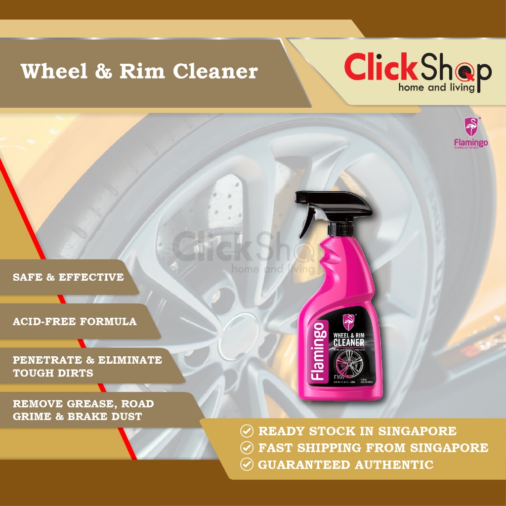Flamingo Wheel & Rim Cleaner 500ML Removal of Stubborn Dirt Wheel ...