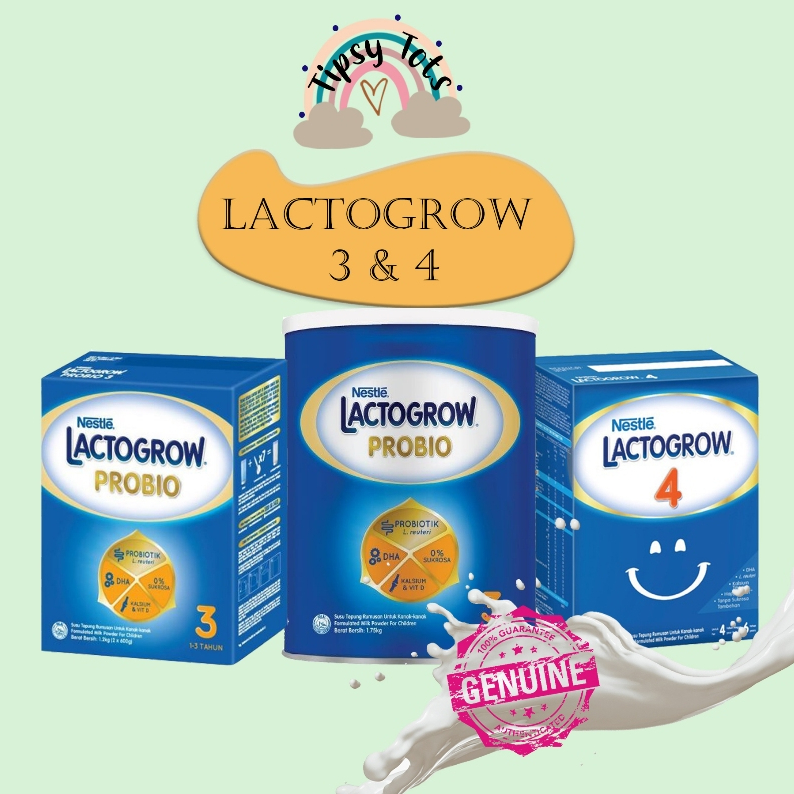 Lactogrow 3 Refill (1.2kg x1/ x3) Lactogrow 3 tin (1.75kg) Lactogrow 4 ...