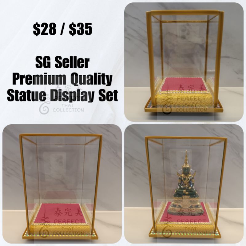 [Thai Amulet Statue Bucha Display Set] *MANY DESIGNS* 泰国佛牌佛金身展示盒 Mini ...