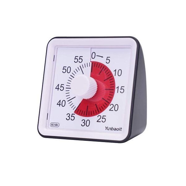 [5584] Yunbaoit Visual Analog Timer Silent Countdown Clock Time