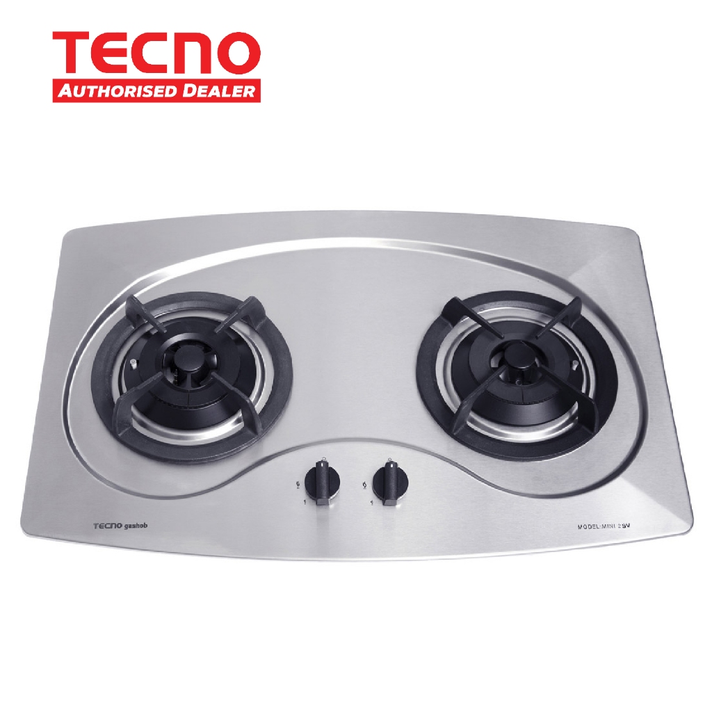 (Bulky) Tecno 70cm Built-In Hob with Safety Valves MINI 2SV (MINI2SV ...