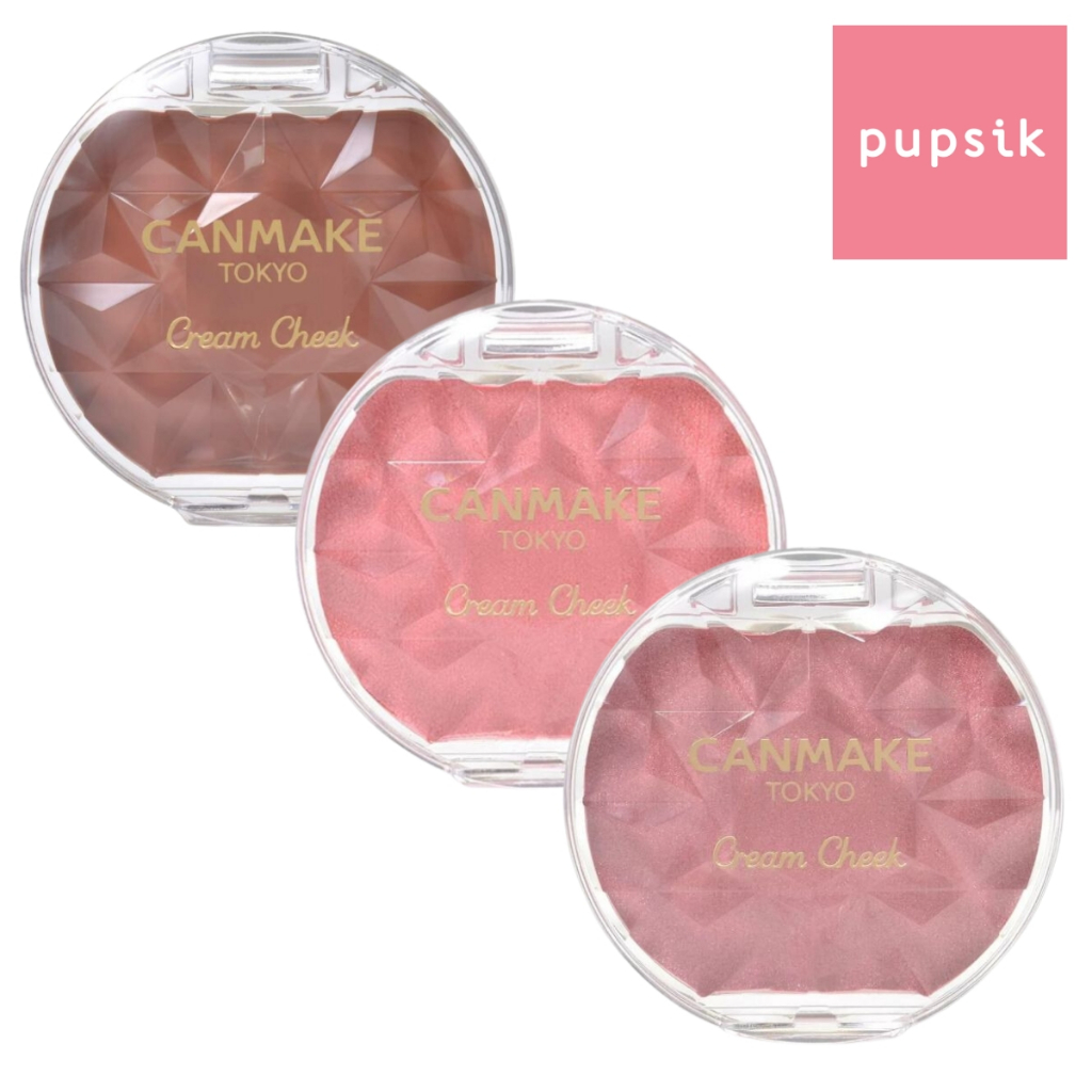 Canmake Cream Cheek Blusher (7 Colors) - Pearl / Melting Gel Type ...