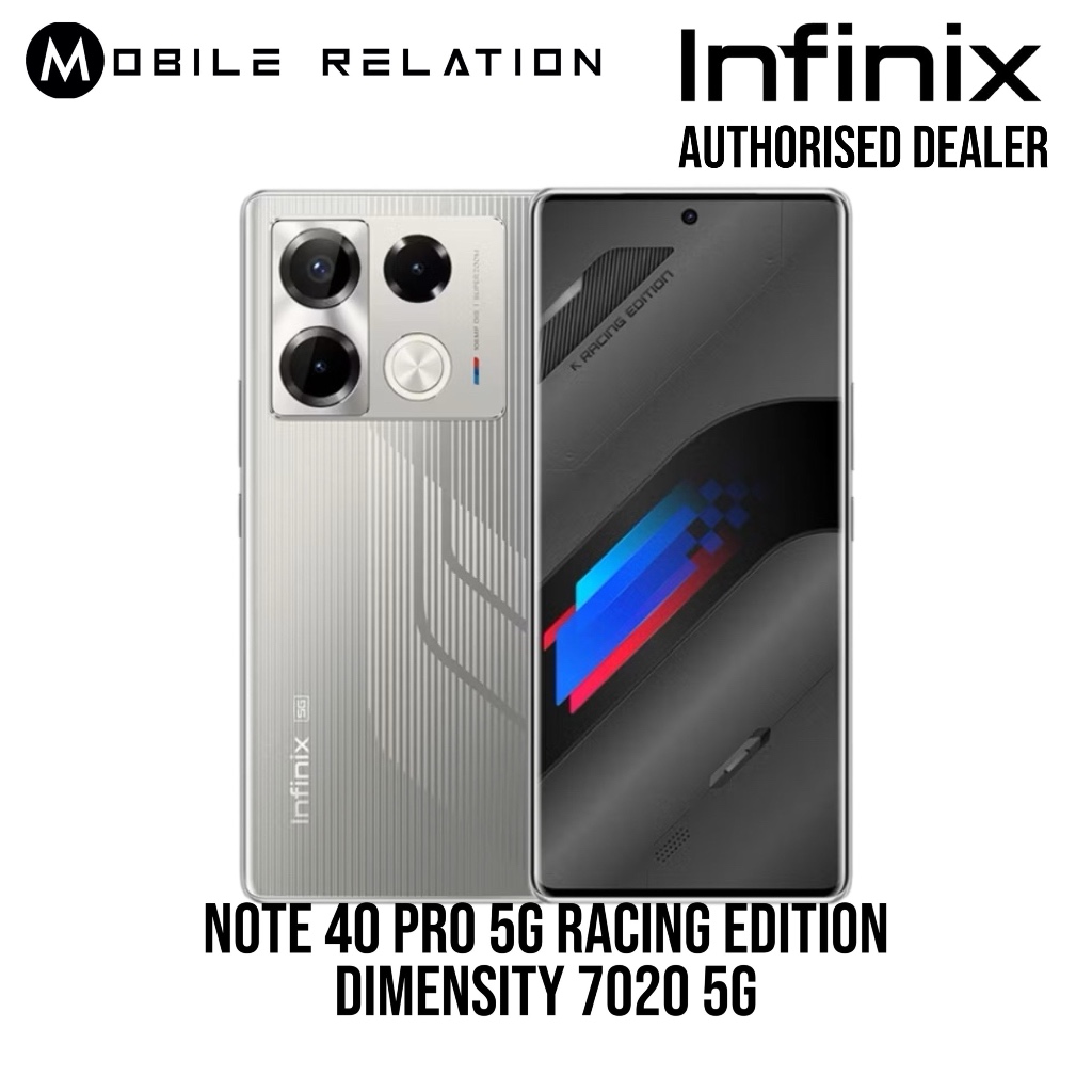 Infinix NOTE 40 Pro 5G Racing Edition | 256GB | 16GB Extended RAM | 120Hz AMOLED Display ...