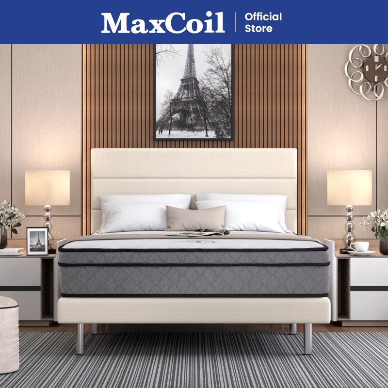 Ortho Luxury 11” Pocketed Spring Mattress + Day Angel Bed Frame ...