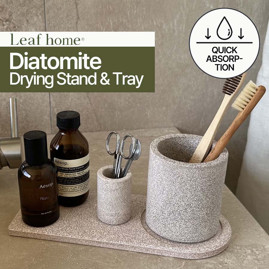 Leafhome Diatomite porous Ceramics Bathware/ Semi-Circle Tray Bath Set ...