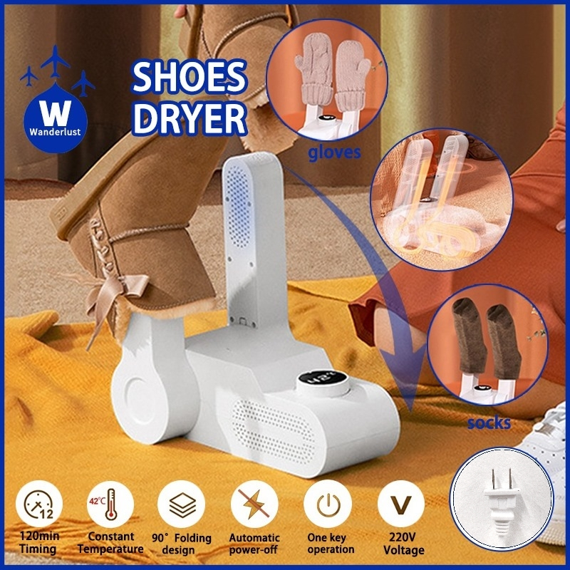 Folding Shoe Dryer Portable Electric Fast Heater Deodorizer ...