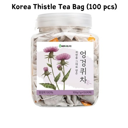 100% Milk Thistle Tea – Triangle Bag 100 teabags, Clean Liver-Friendly ...