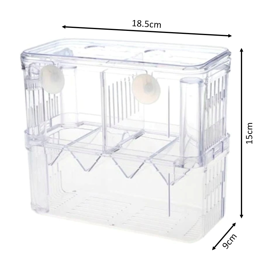 (SG Ready Stock) Fish Breeding Incubator Box for Aquarium Fish Tank ...