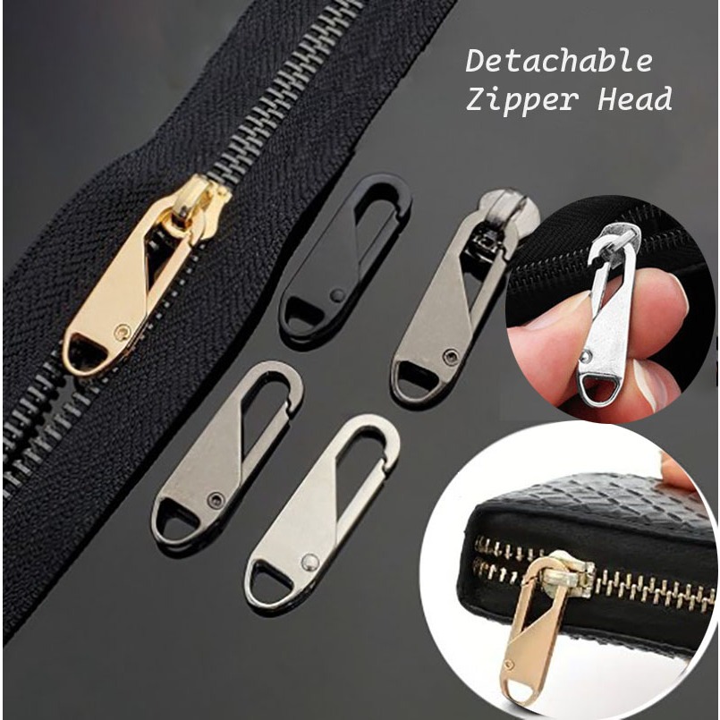 🌟Zip Head Zipper Puller🌟Detachable Metal Zip Puller Easy To Replace Bag ...