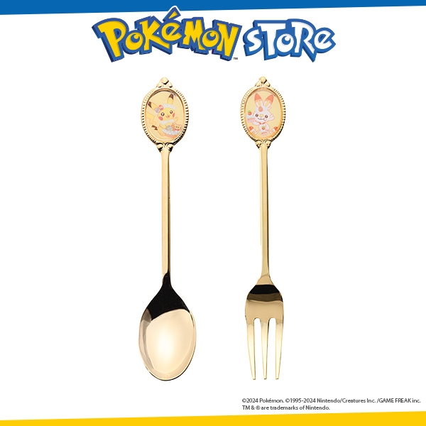 Pokémon Center Original Spoon&Fork Yum Yum Easter | Shopee Singapore