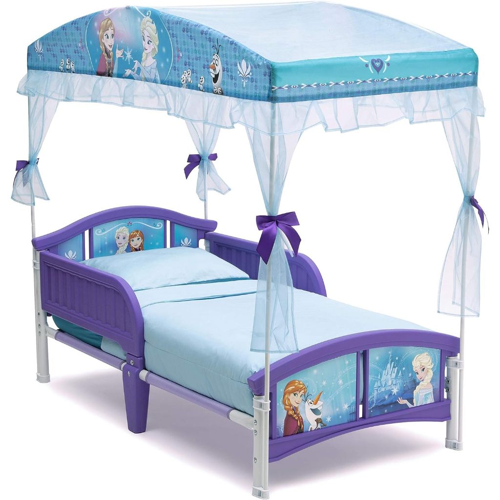 Delta Children Canopy Toddler Bed Frame (Disney Frozen) | Shopee Singapore