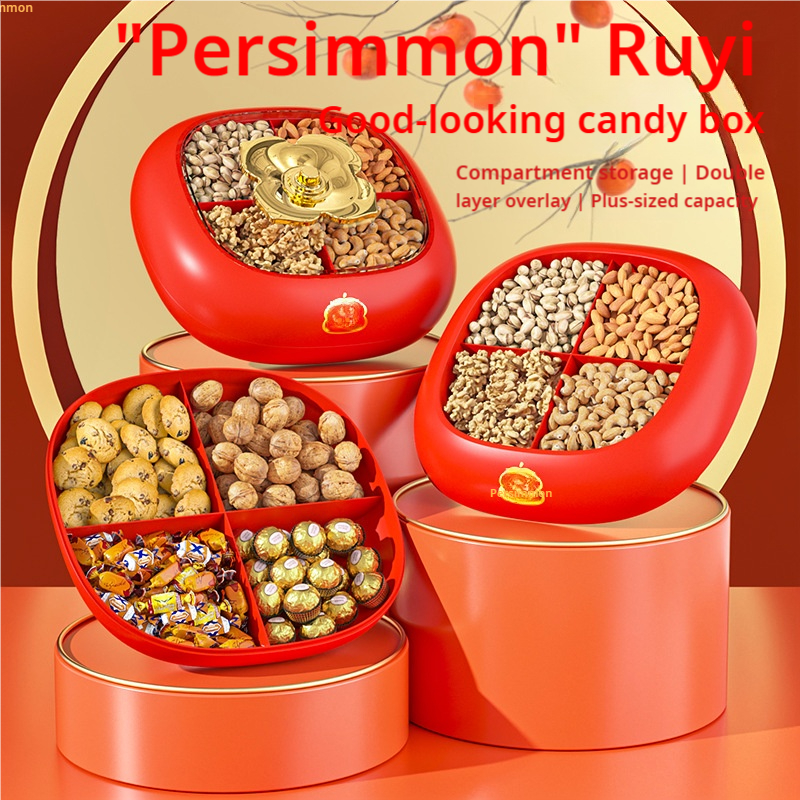 [Loveme258]Creative rotary preserved fruit box/preserved fruit/snacks ...