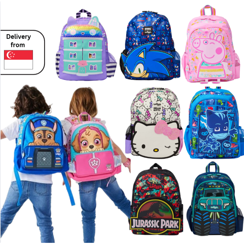 [Authentic] Smiggle Preschool Backpack Primary School Bag Girls Boys ...