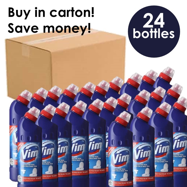 VIM Toilet Cleaner Liquid Bleach Classic Original/Lemon Power Germ kill ...