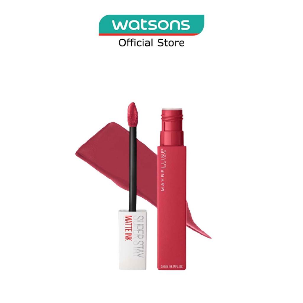 MAYBELLINE Superstay Matte Ink Long Lasting Liquid Lipstick 80 Ruler ...