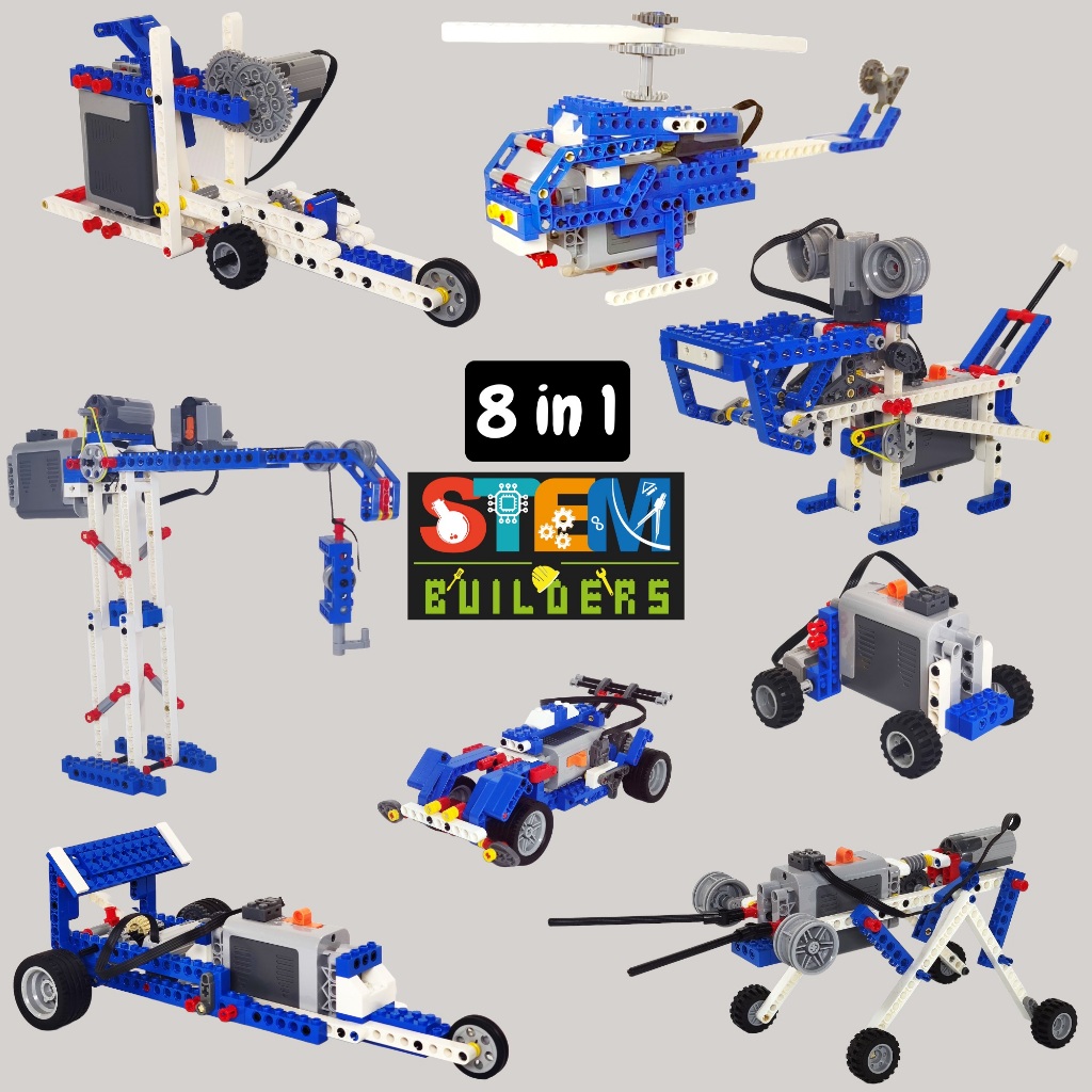 SG Seller | 8 in 1| Lego 9686 Compatible | Robotics | Lego Power ...