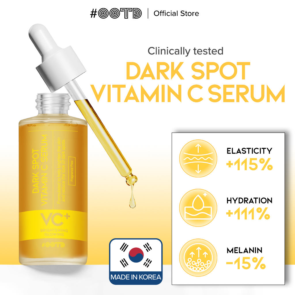 [OOTD Beauty Official] Vitamin C Serum - 50ml: Dark spots, Pigmentation ...
