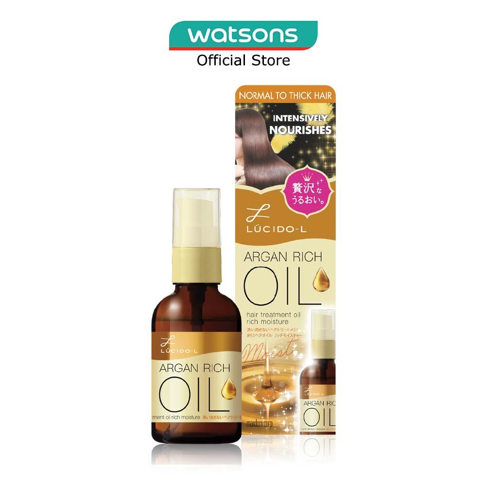 LUCIDO-L Argan Rich Oil Rich Moisture 60Ml | Shopee Singapore