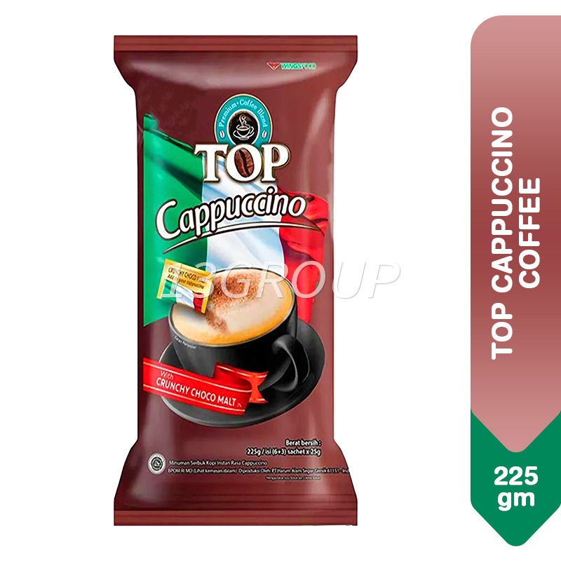 Top Cappuccino Coffee Premium Instant Mix Pack, 225g | Shopee Singapore