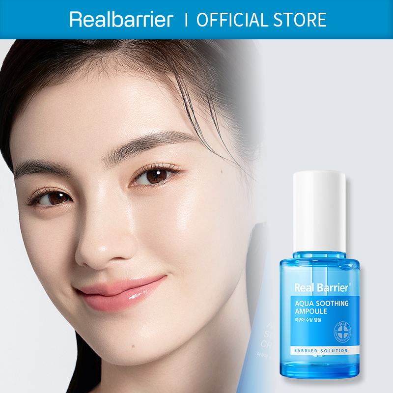 [REAL BARRIER] Aqua Soothing Ampoule 30ml / 50ml | Shopee Singapore