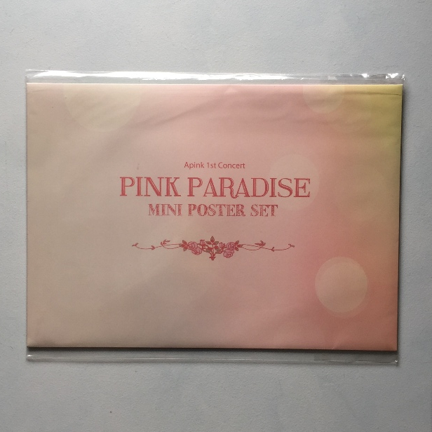 APINK 1ST CONCERT PINK PARADISE OFFICIAL MINI POSTER SET [EUNJI ...