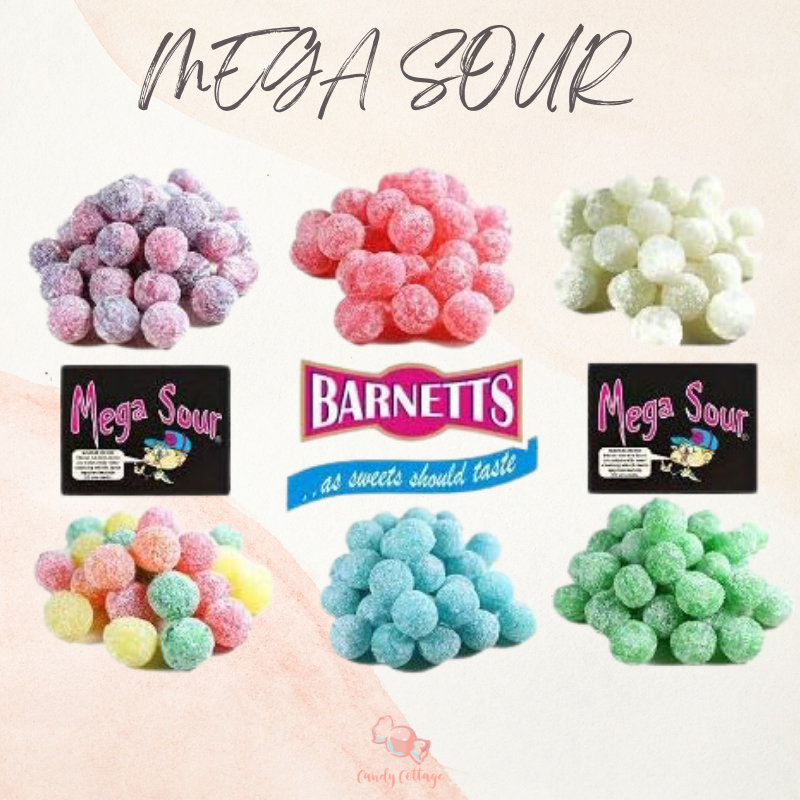 Candy Cottage Barnetts Mega Sour Sweets - Black Death, Sour Candy ...