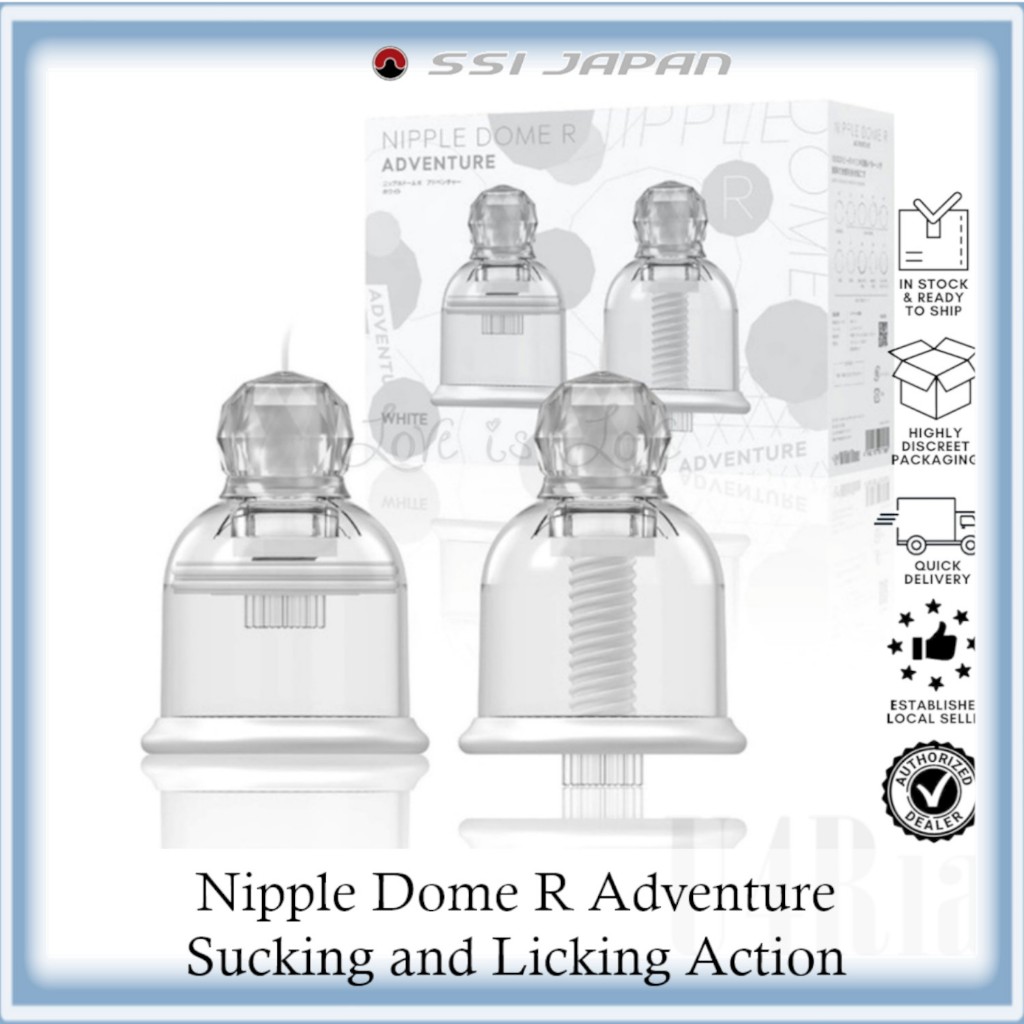 Japan SSI Nipple Dome R Adventure Sucking and Licking Action White | Shopee Singapore