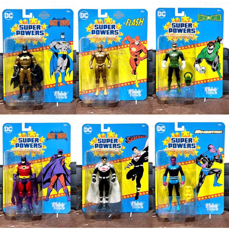 Mcfarlane Toys DC Direct Multiverse Super Powers Retro Wave 6: Superman ...