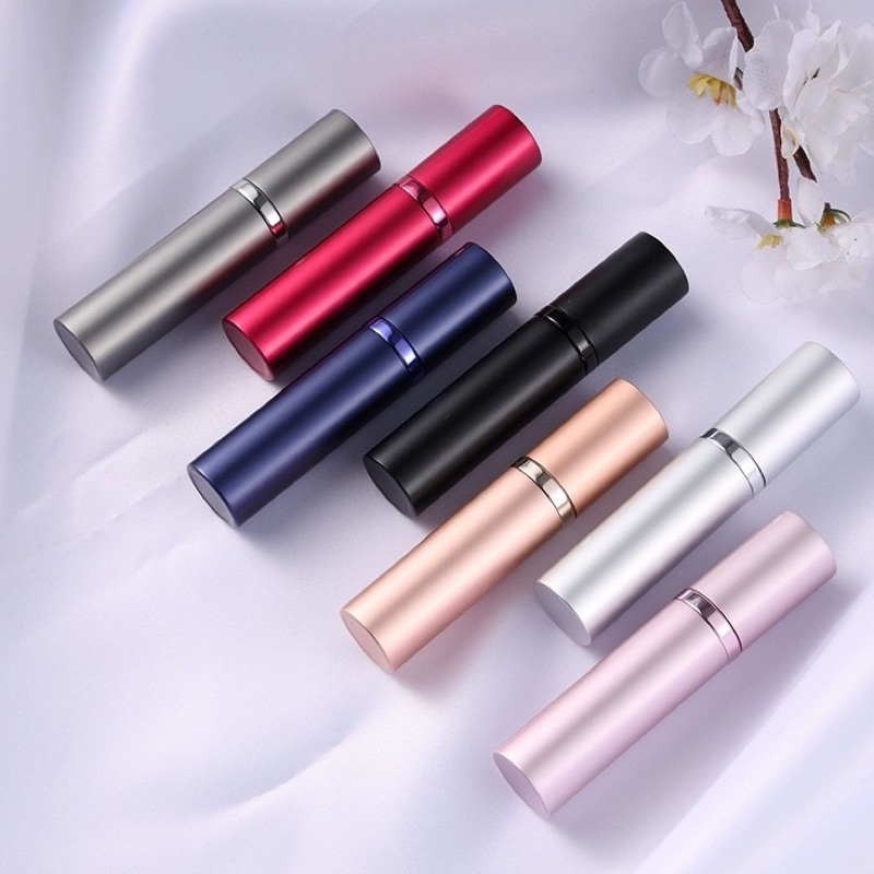 Ver2 🇸🇬 5ml PCTG Fragrance Aluminium Perfume Atomizer Refillable Bottle ...