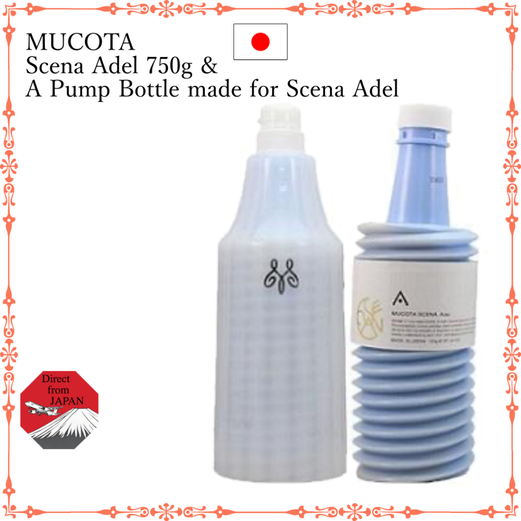 MUCOTA Scena Adel 750g & A Pump Bottle made for Adel Clinic series ...
