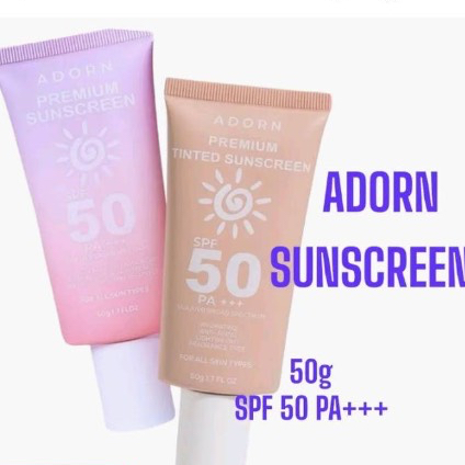 ADORN PREMIUM SUNSCREEN | TINTED SUCNSCREEN SPF 50 PA+++ 50g (SG Ready ...